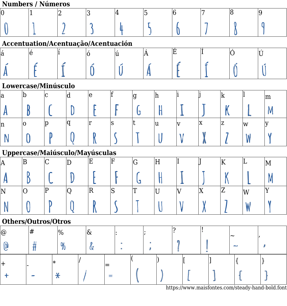 Steady Hand Bold: Free Font Download | MaisFontes