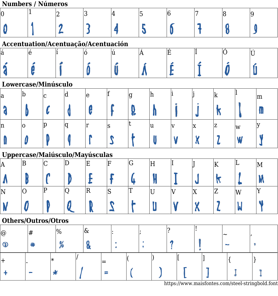 Steel String Bold: Free Font Download | MaisFontes