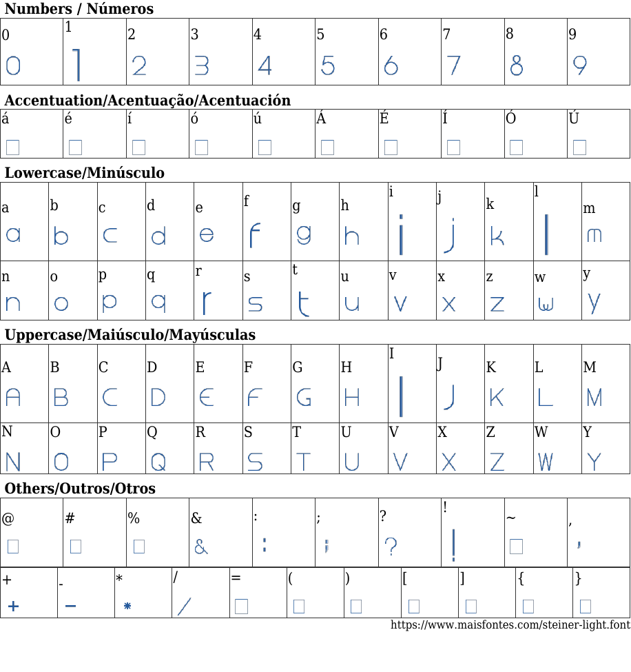 Steiner Light: Free Font Download | MaisFontes