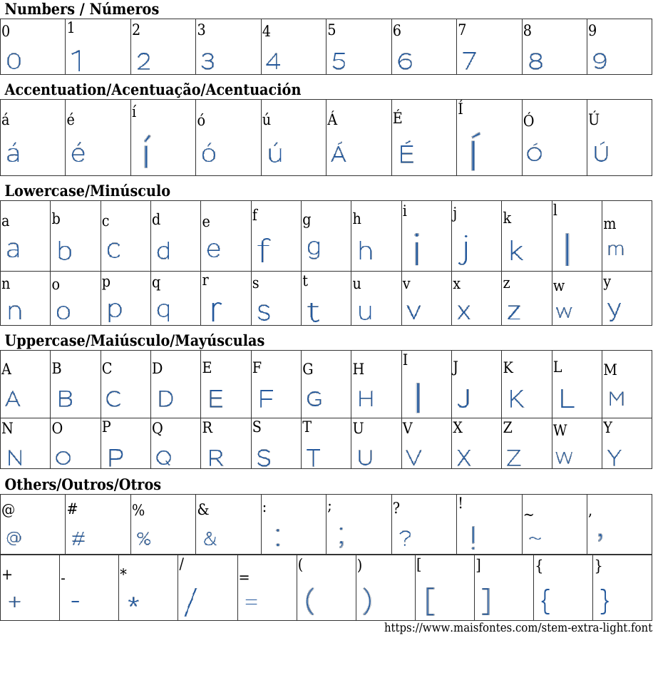 Stem Extra Light: Baixar Fonte Grátis | MaisFontes