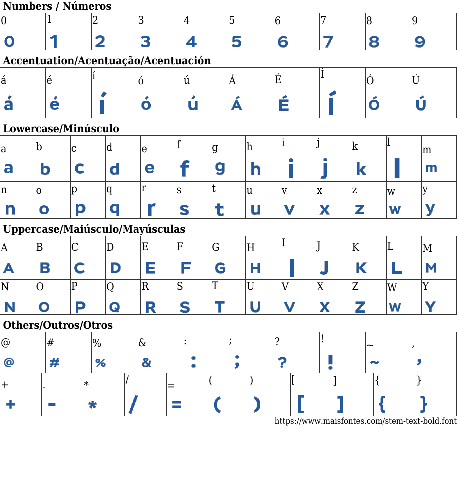 Stem Text Bold: Free Font Download | MaisFontes