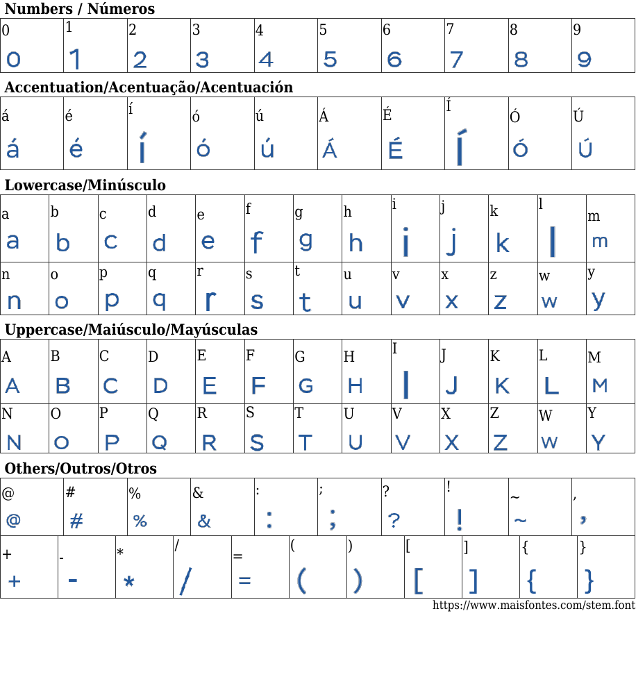 Stem Font: Free Download | MaisFontes