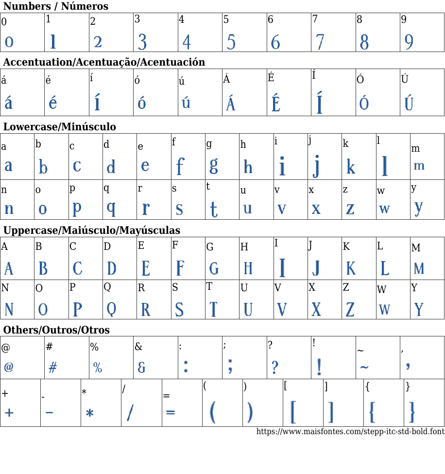 Stepp ITC Std Bold: Free Font Download | MaisFontes