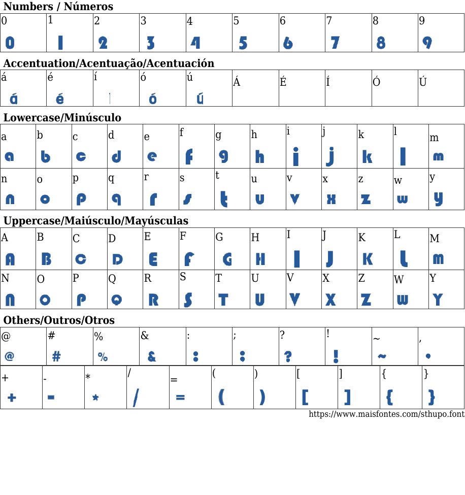 STHupo Font: Free Download | MaisFontes