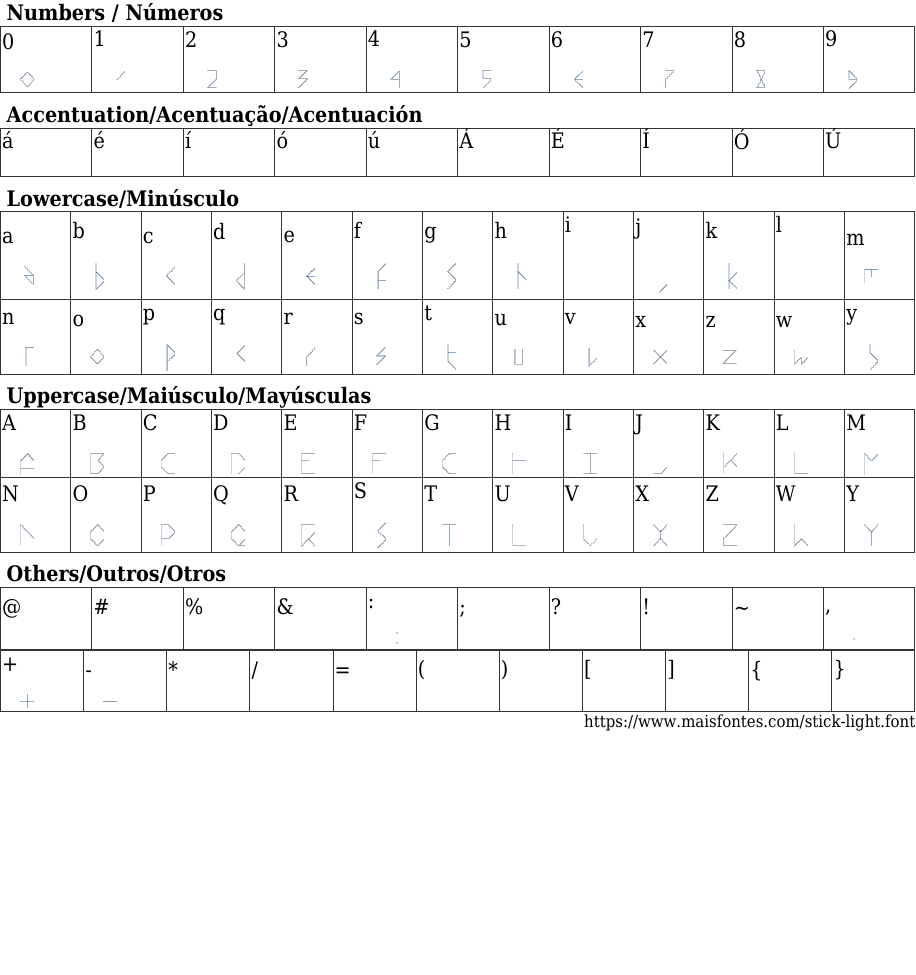 Stick Light: Baixar Fonte Grátis | MaisFontes
