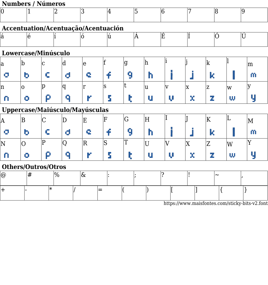 Sticky bits v2: Baixar Fonte Grátis | MaisFontes