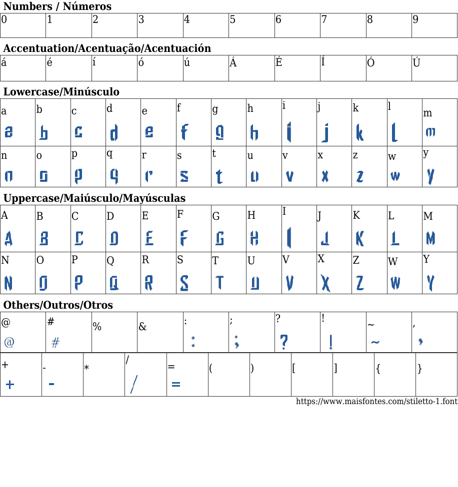 Stiletto Regular: Free Font Download | MaisFontes