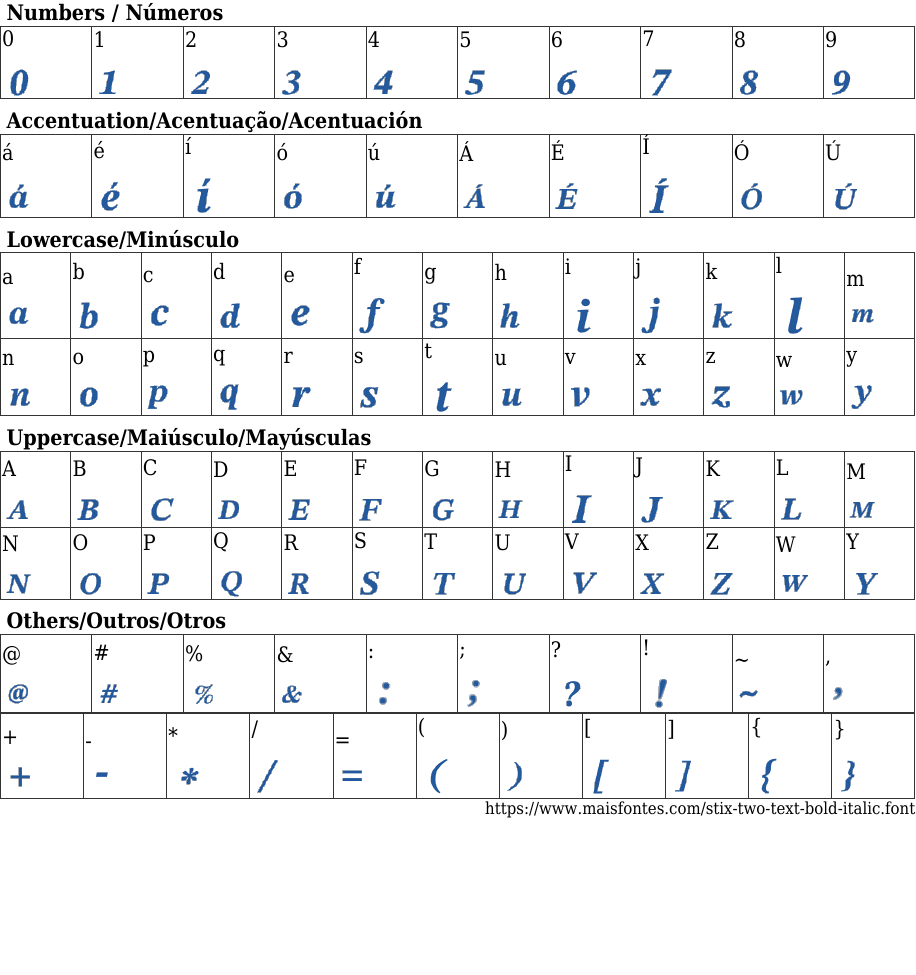 STIX Two Text Bold Italic: Free Font Download | MaisFontes