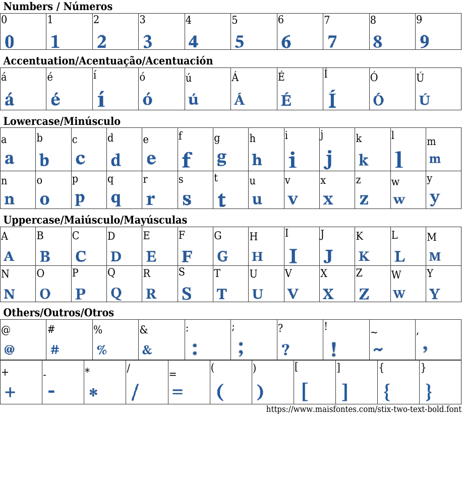 STIX Two Text Bold: Baixar Fonte Grátis | MaisFontes
