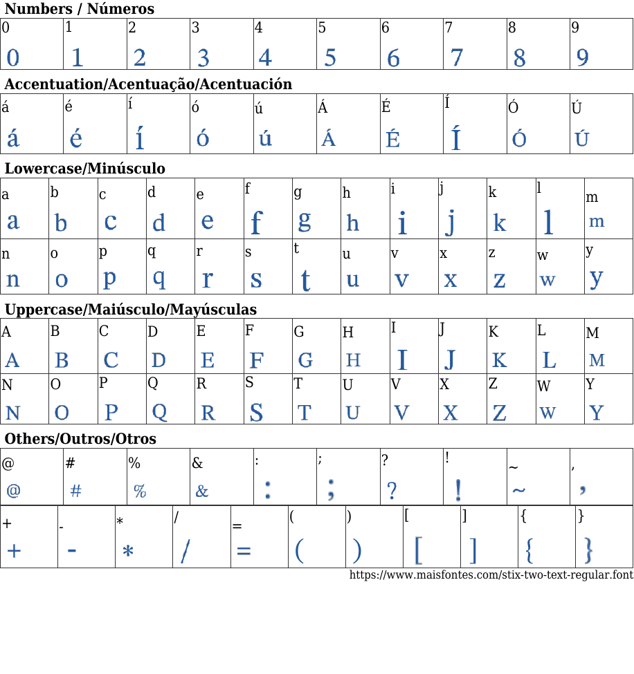 STIX Two Text Regular: Free Font Download | MaisFontes
