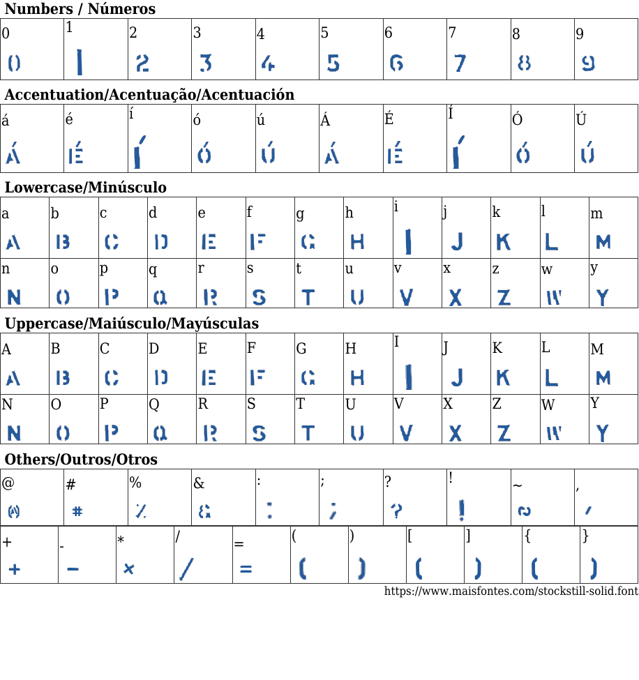 Stockstill Solid: Free Font Download | MaisFontes
