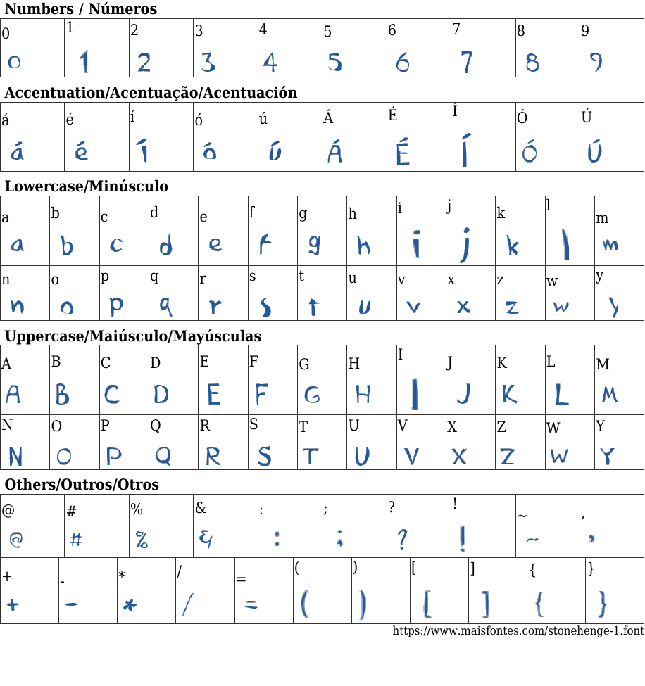 Stonehenge Font: Free Download | MaisFontes