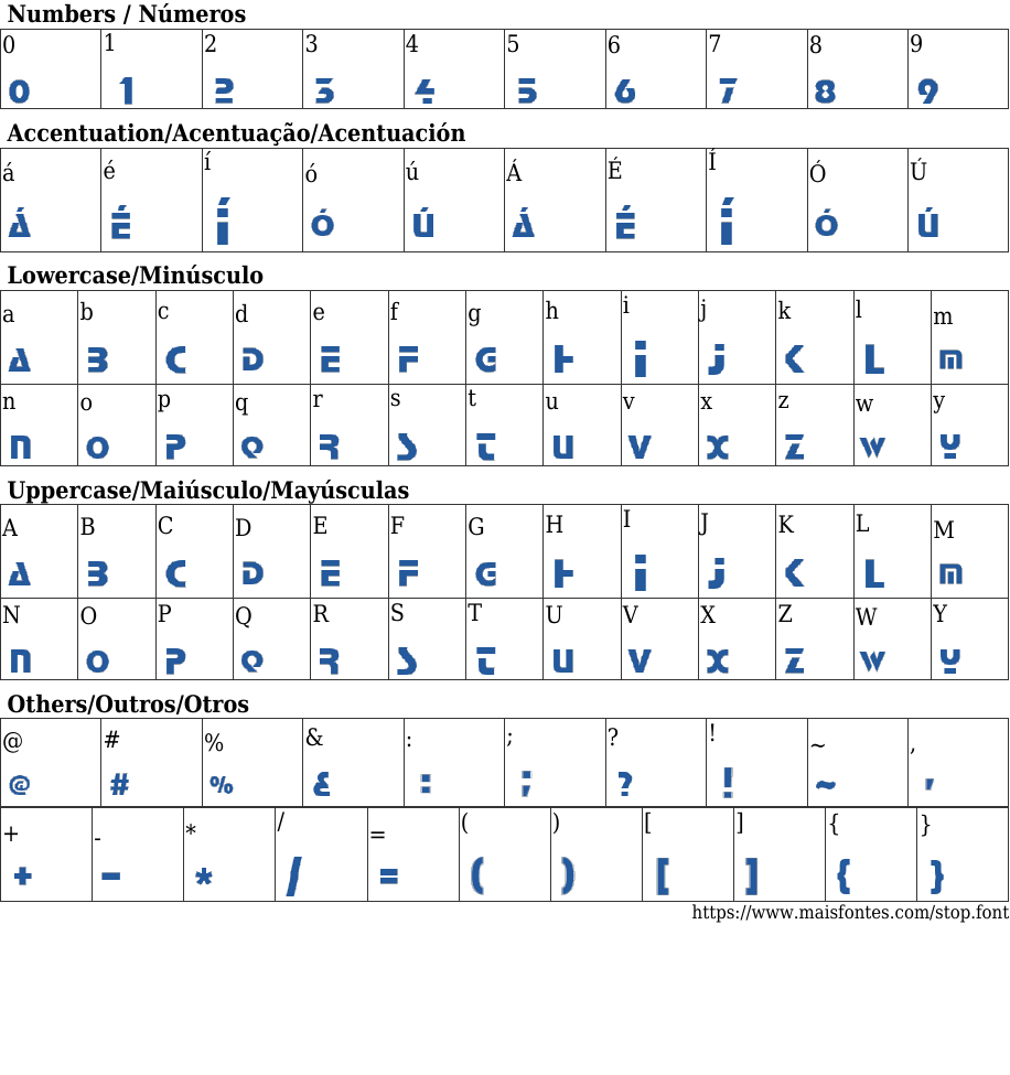 Stop v1.5: Free Font Download | MaisFontes