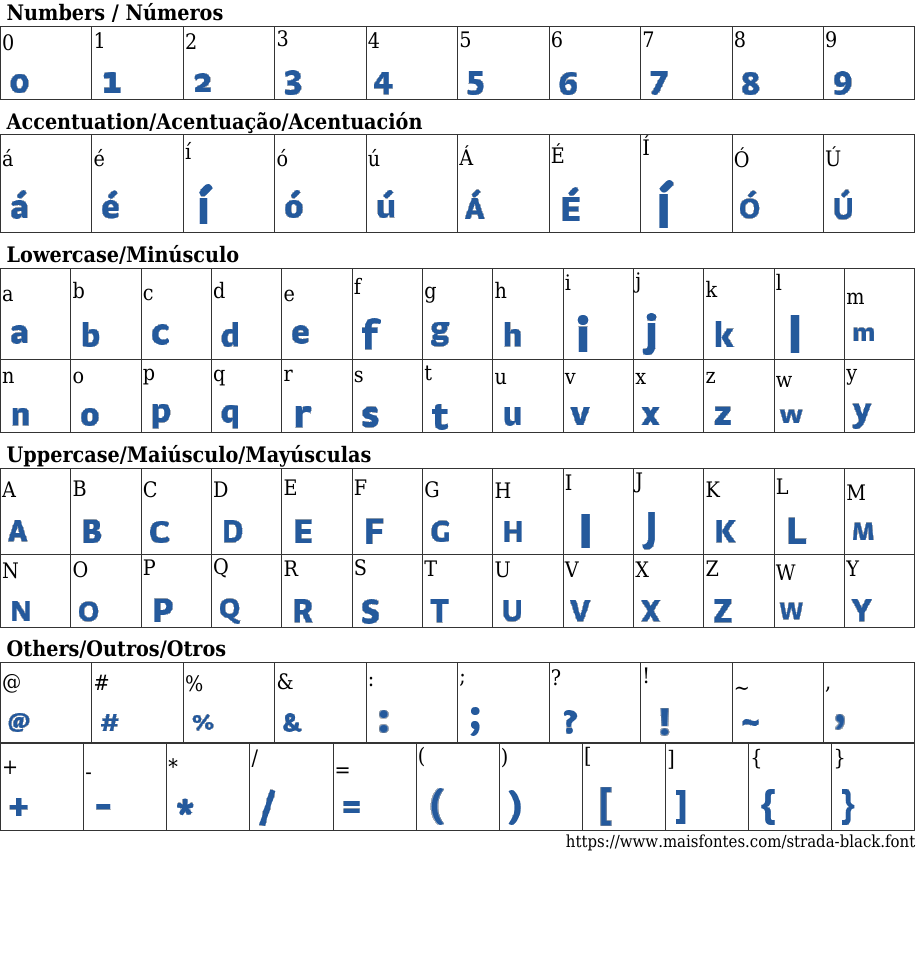 Strada Black: Free Font Download | MaisFontes