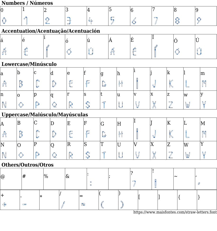 Straw Letters Font: Free Download | MaisFontes