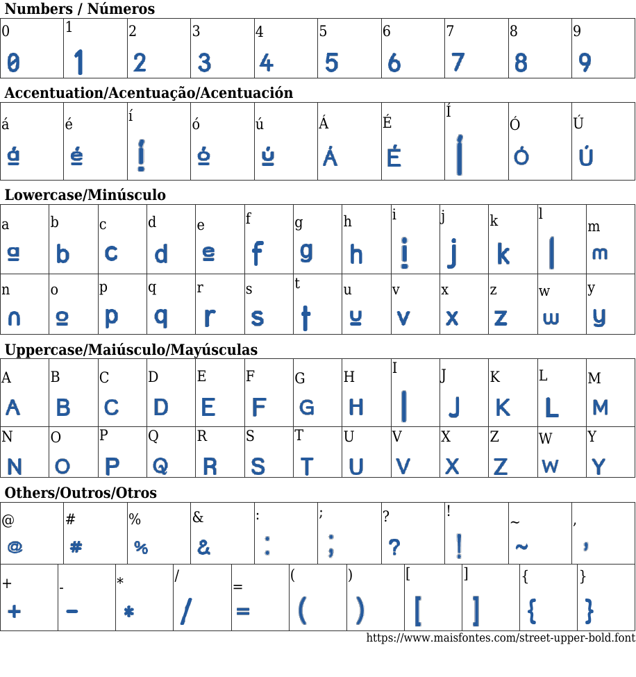 Street Upper Bold: Free Font Download | MaisFontes