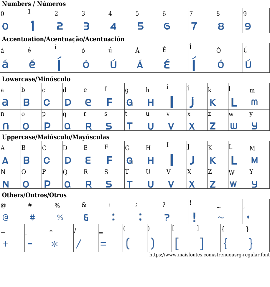 Strenuous Regular: Download Free Font | MaisFontes