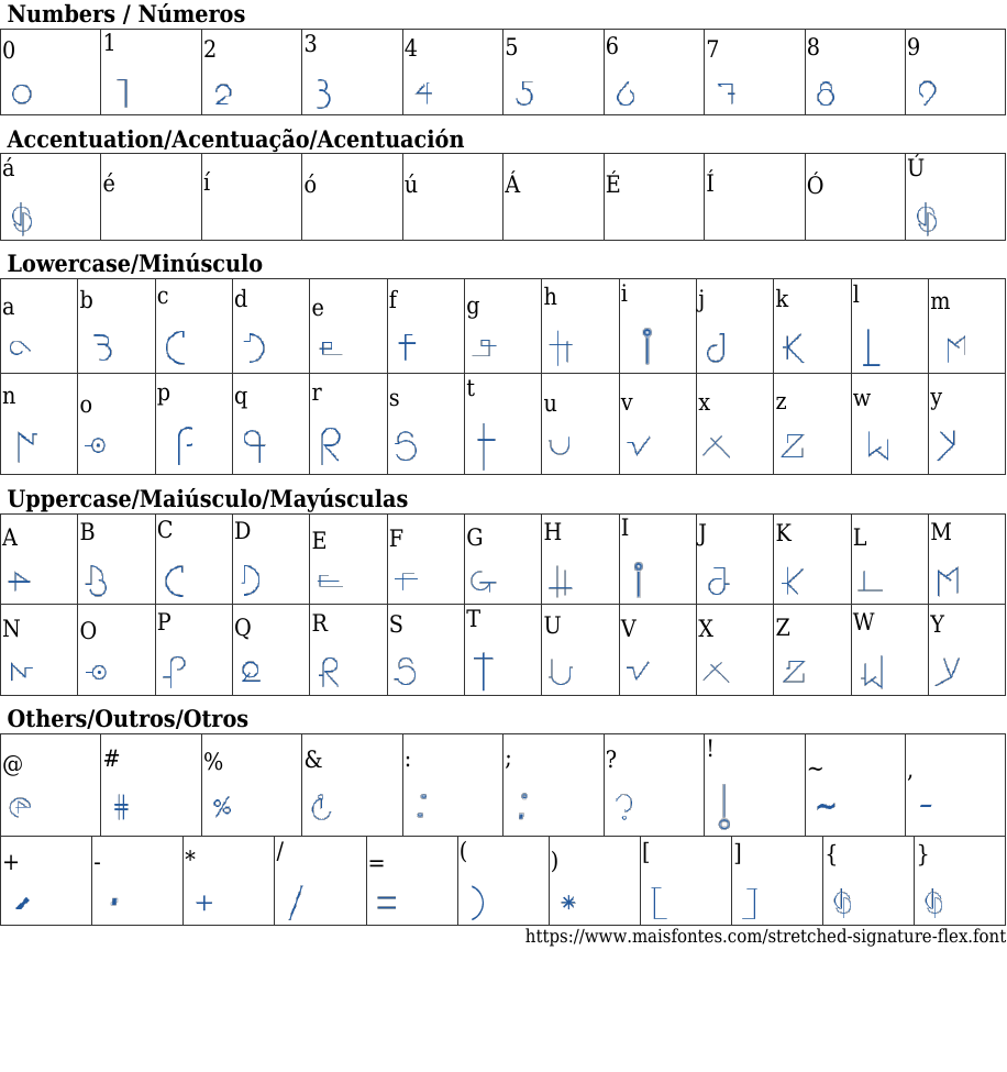 Stretched Signature Flex: Free Font Download | MaisFontes