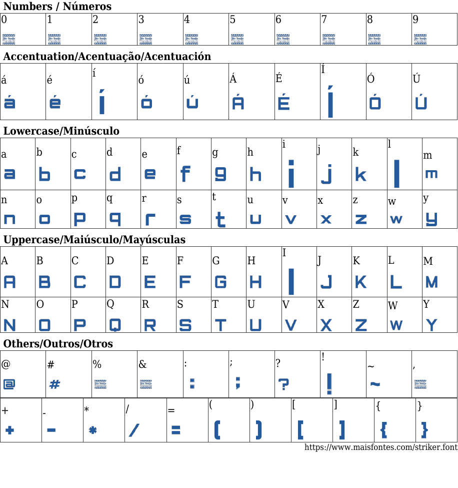 Striker Font: Free Download | MaisFontes