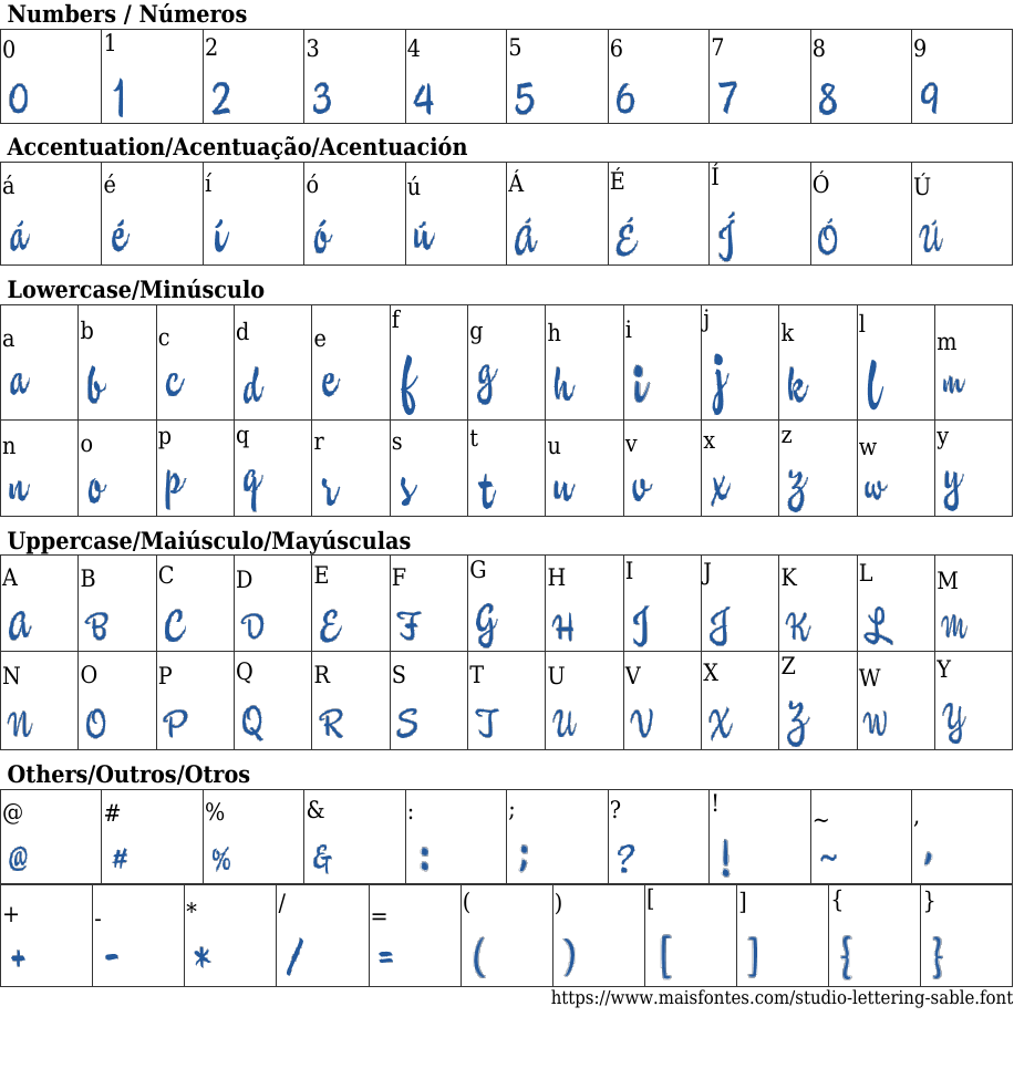 Studio Lettering Sable: Baixar Fonte Grátis | MaisFontes