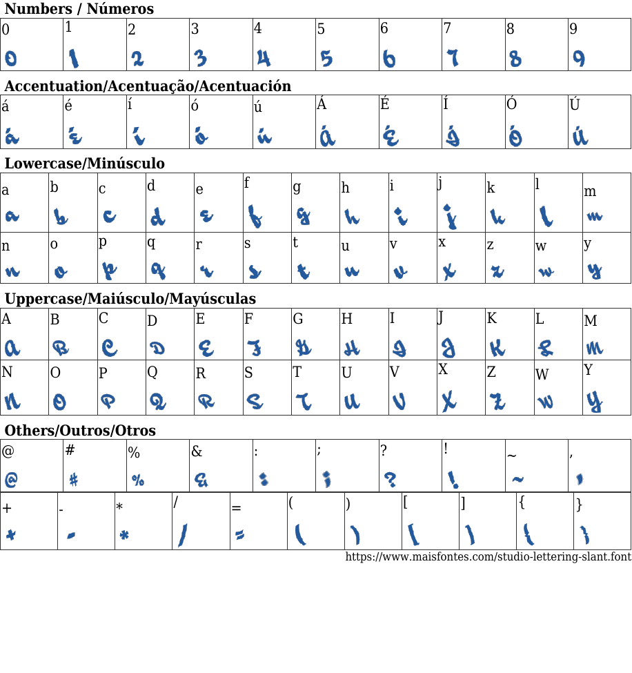 Studio Lettering Slant: Free Font Download | MaisFontes