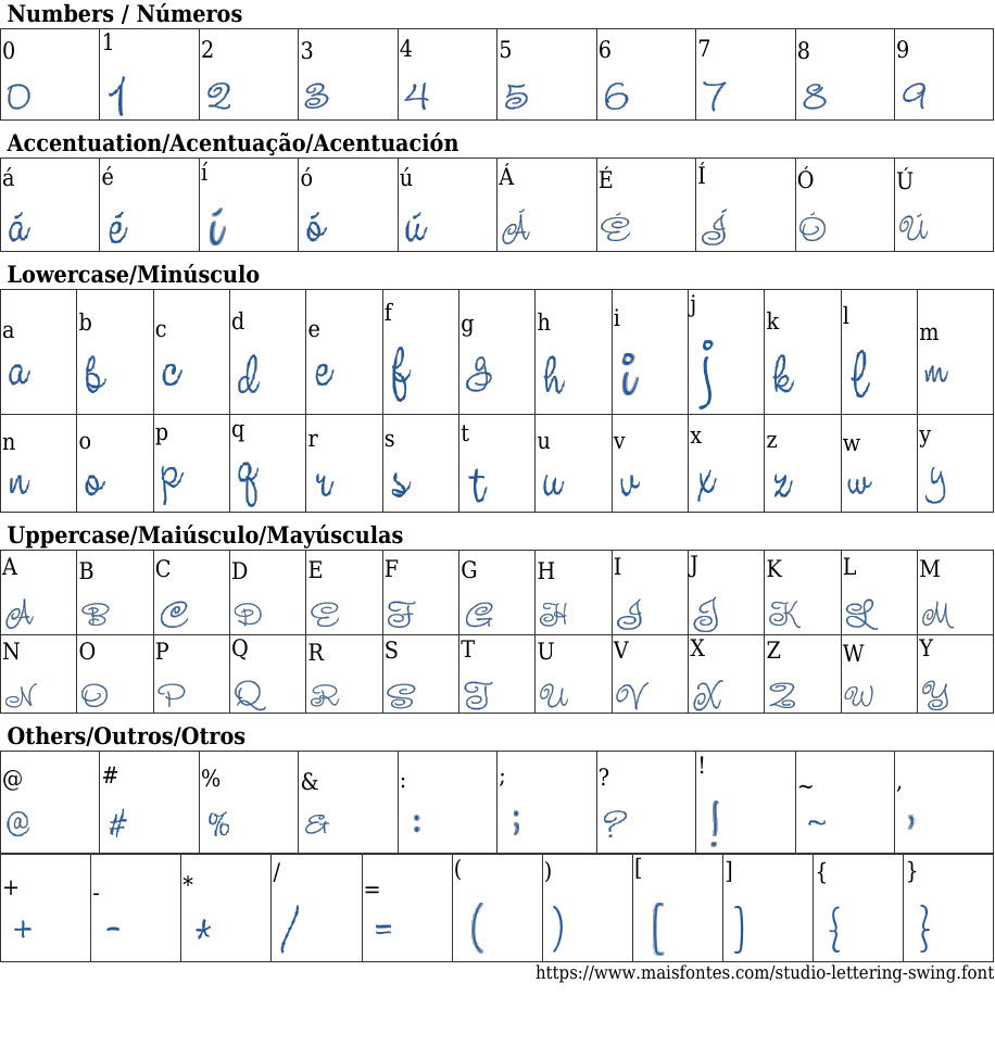 Studio Lettering Swing: Free Font Download | MaisFontes