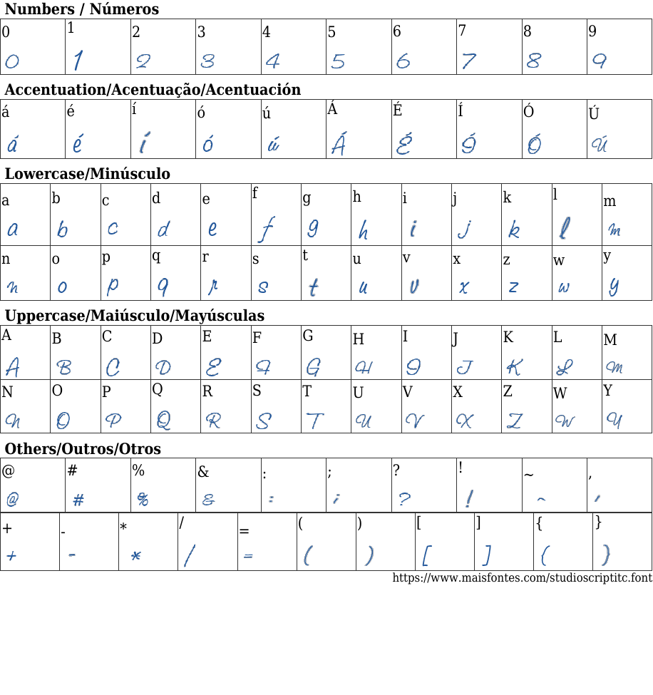 Studio Script ITC: Free Font Download | MaisFontes