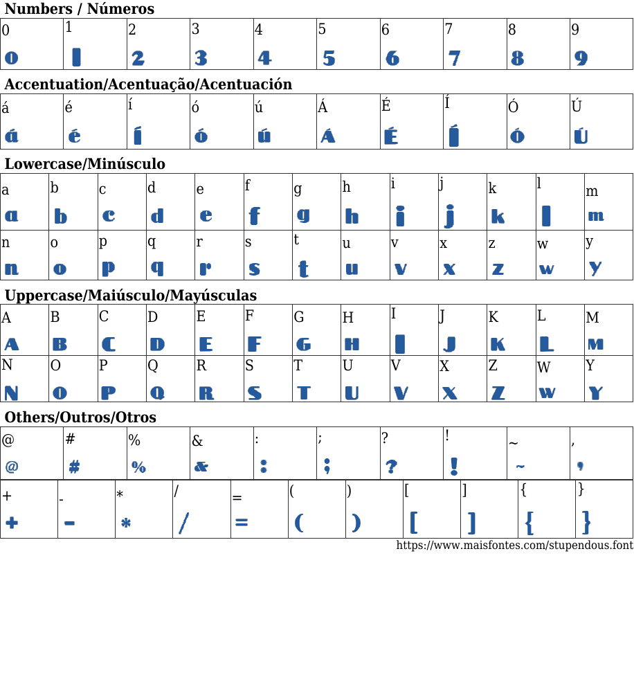 Stupendous: Free Font Download | MaisFontes