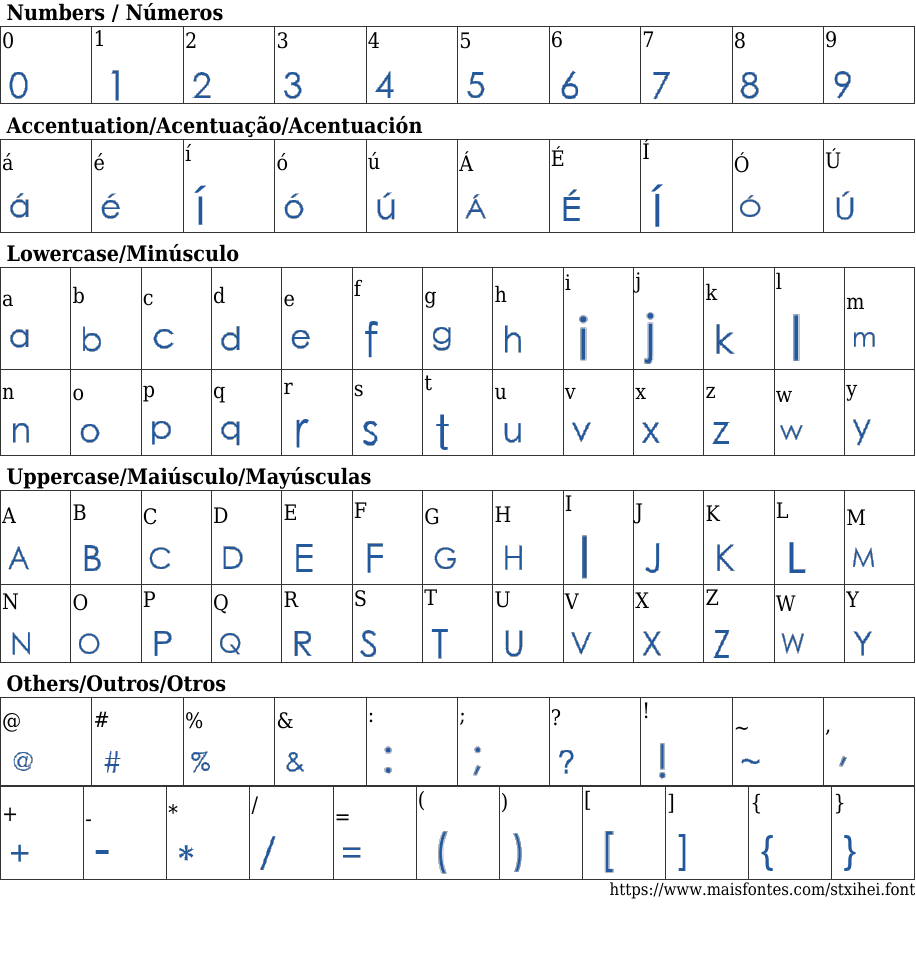 STXihei: Baixar Fonte Grátis | MaisFontes