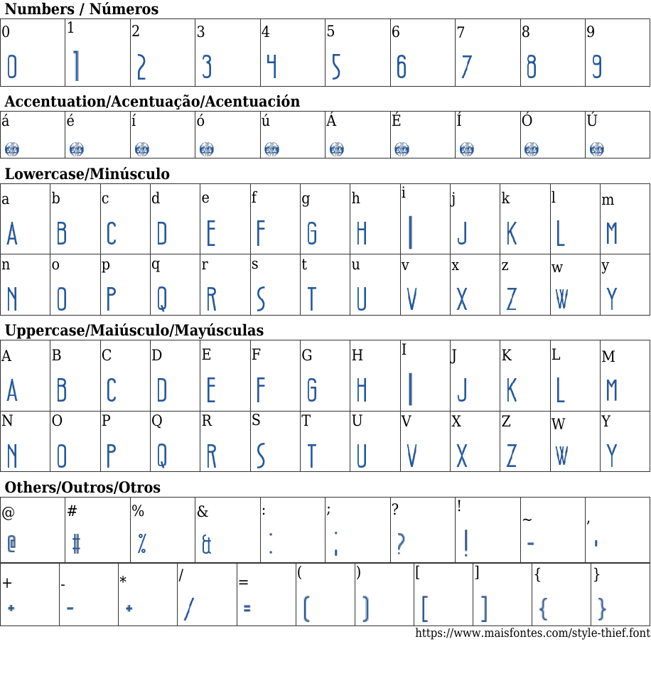 Style Thief: Baixar Fonte Grátis | MaisFontes