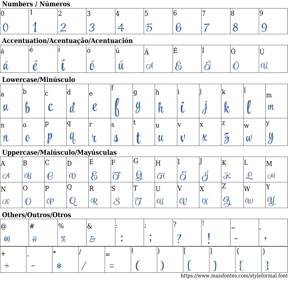 Style Formal Font: Free Download | MaisFontes