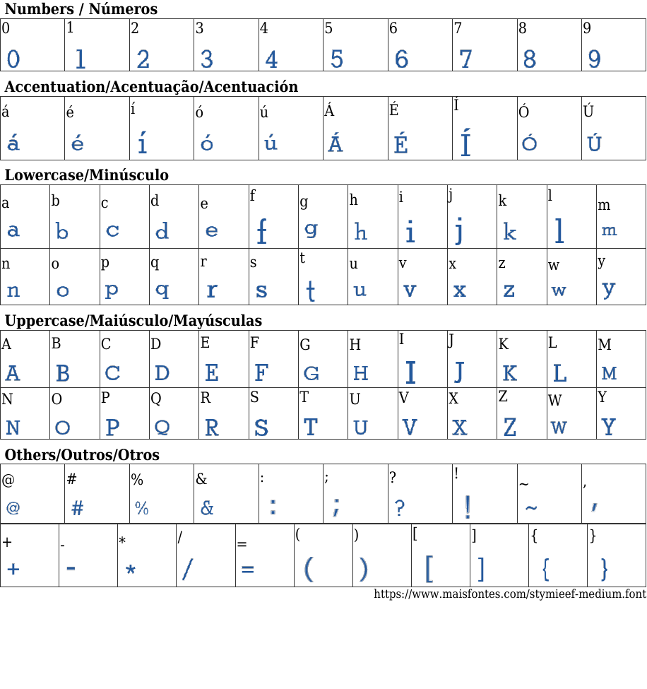 Stymie EF Medium: Free Font Download | MaisFontes