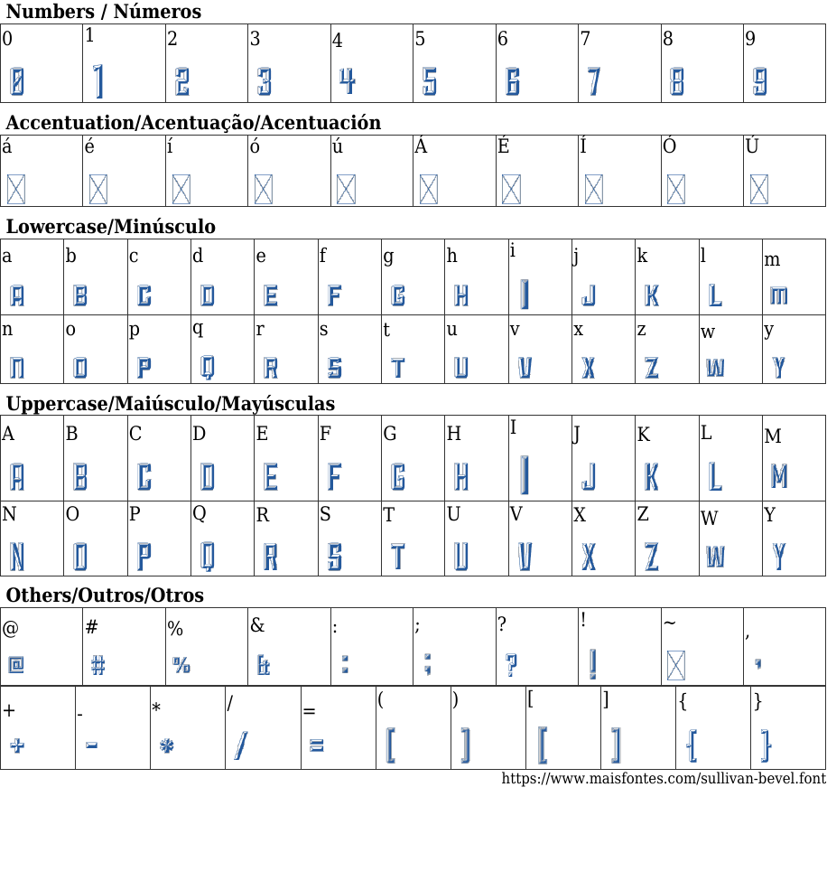 Sullivan Bevel: Free Font Download | MaisFontes