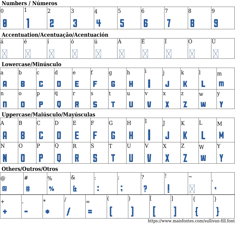 Sullivan Fill Font: Free Download | MaisFontes