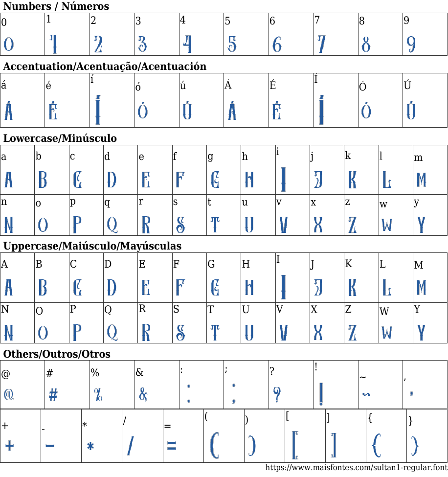SULTAN 1 Regular: Free Font Download | MaisFontes