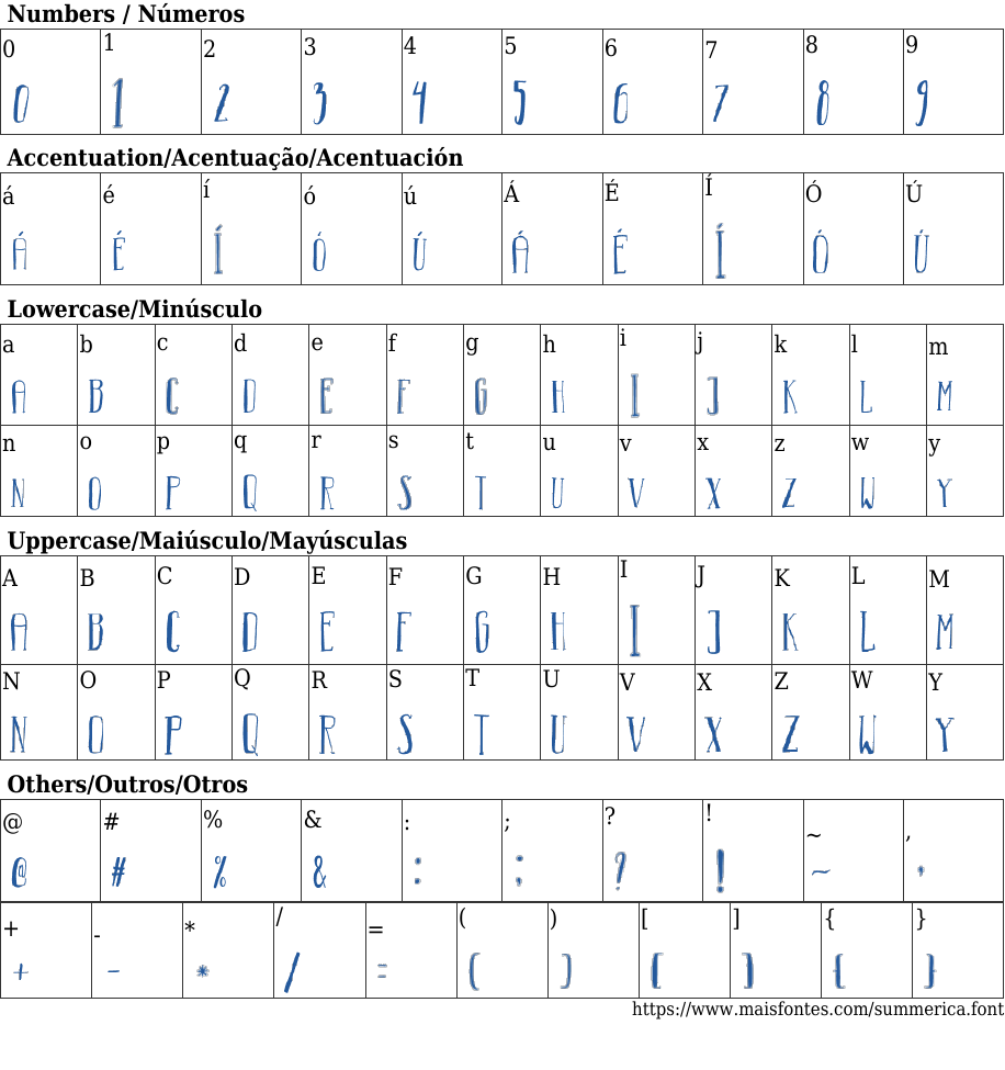 SUMMERICA Font: Free Download | MaisFontes