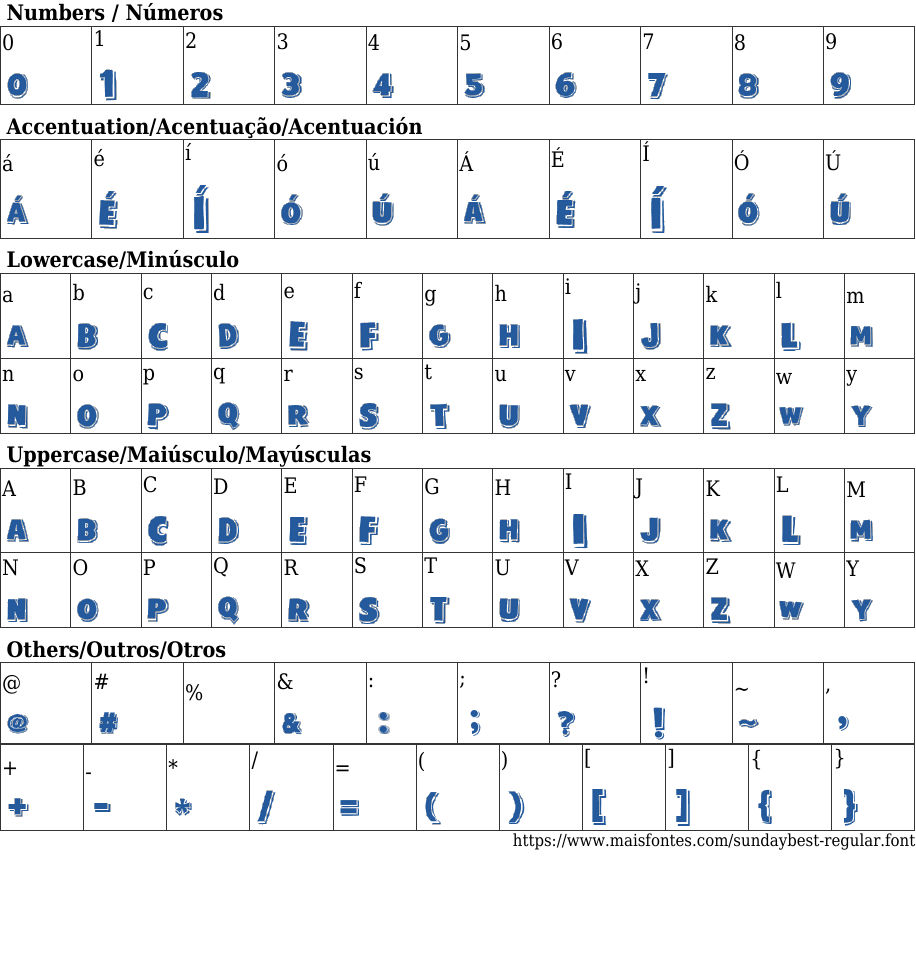 SundayBest Regular Font: Free Download | MaisFontes