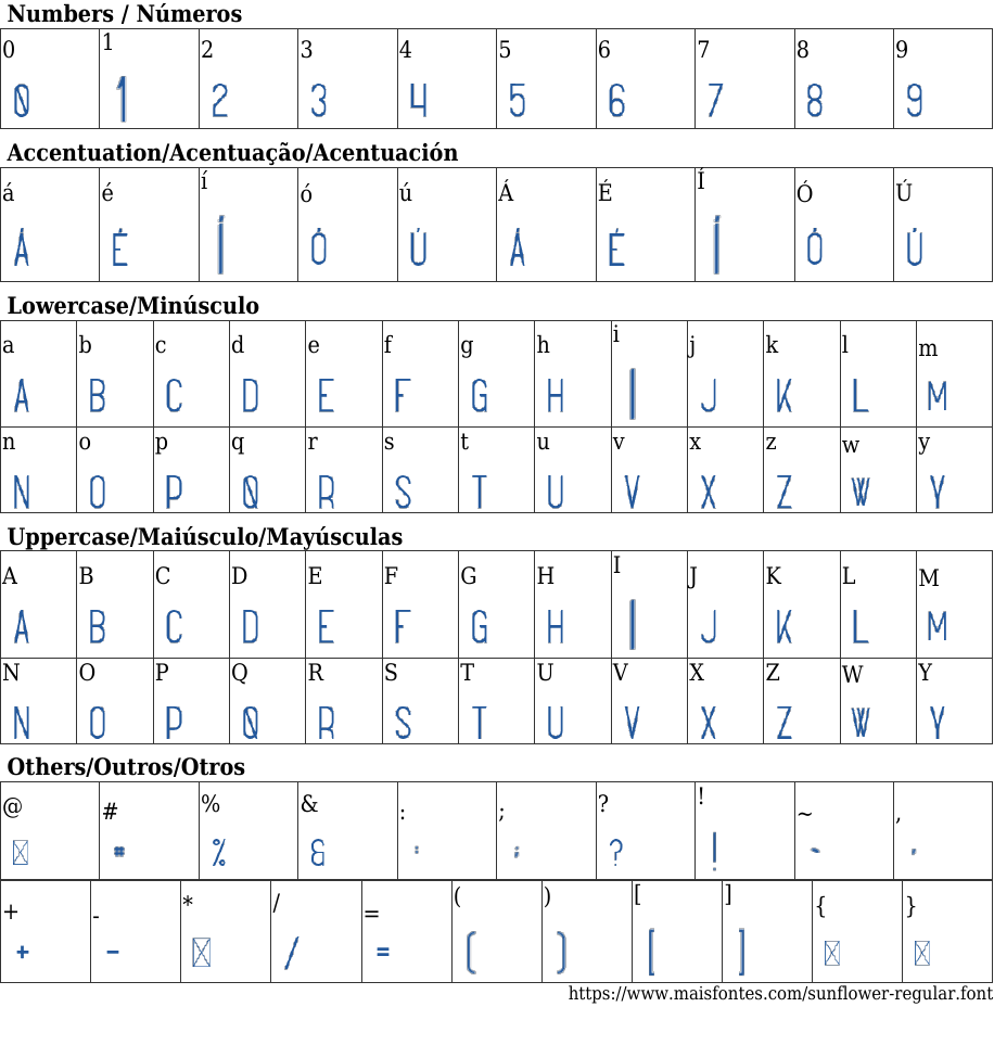 Sunflower Regular: Baixar Fonte Grátis | MaisFontes