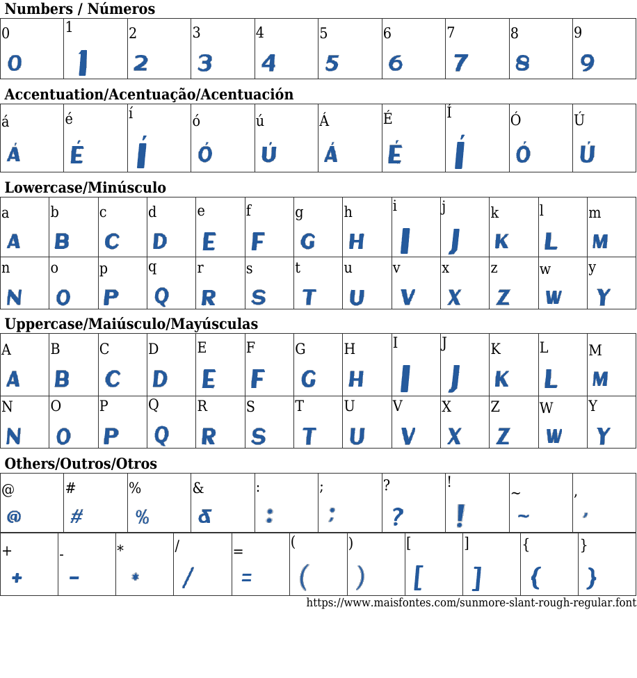 Sunmore Slant Rough: Baixar Fonte Grátis | MaisFontes