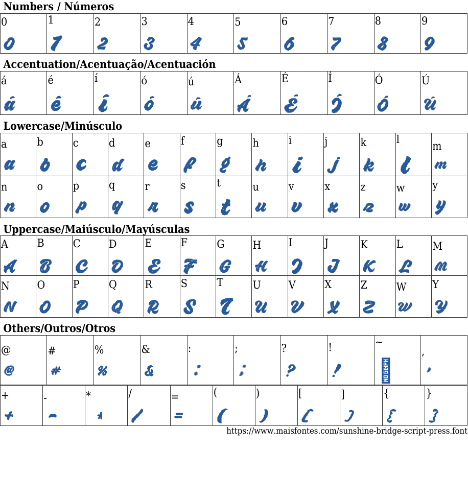 Sunshine Bridge Script Press: Free Font Download | MaisFontes