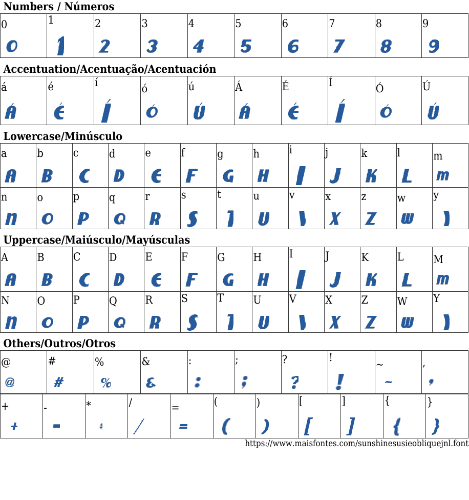 Sunshine Susie Oblique Font: Free Download | MaisFontes