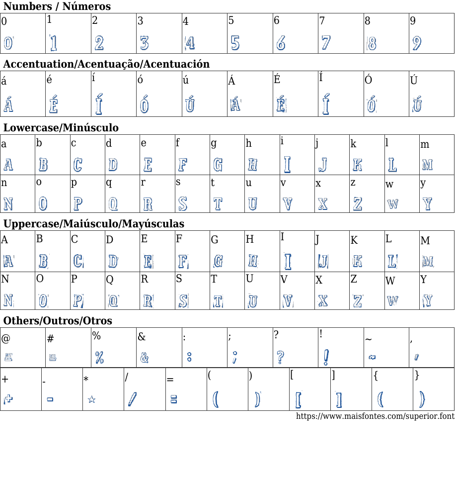 Superior: Free Font Download | MaisFontes