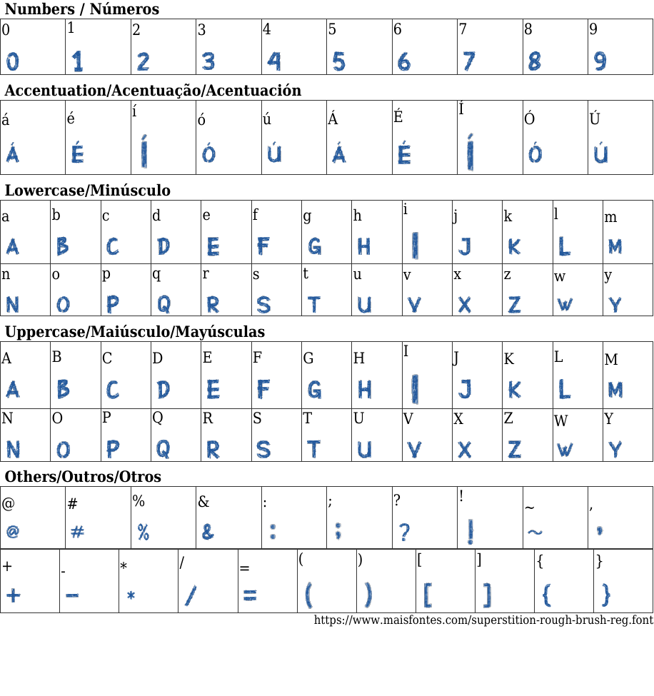 Superstition Rough Brush Regular: Free Font Download | MaisFontes