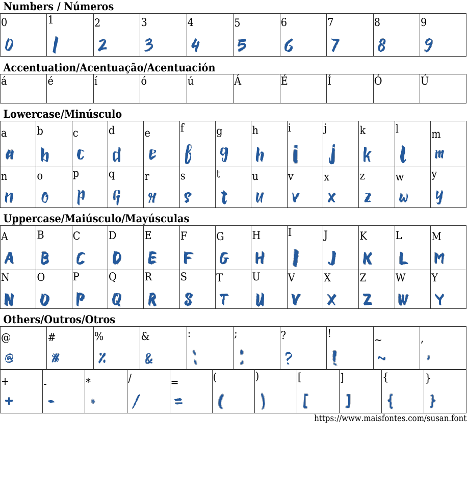 Susan: Free Font Download | MaisFontes