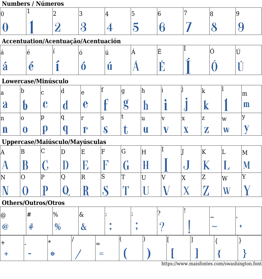 Swashington Font: Free Download | MaisFontes