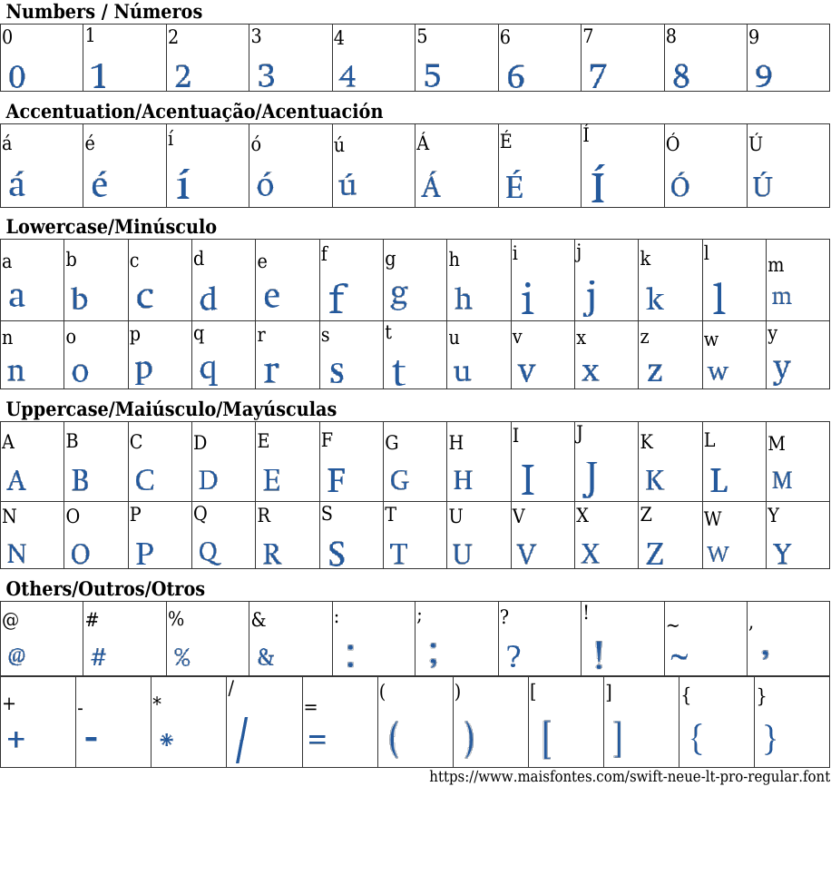 Swift Neue LT Pro Regular: Free Font Download | MaisFontes
