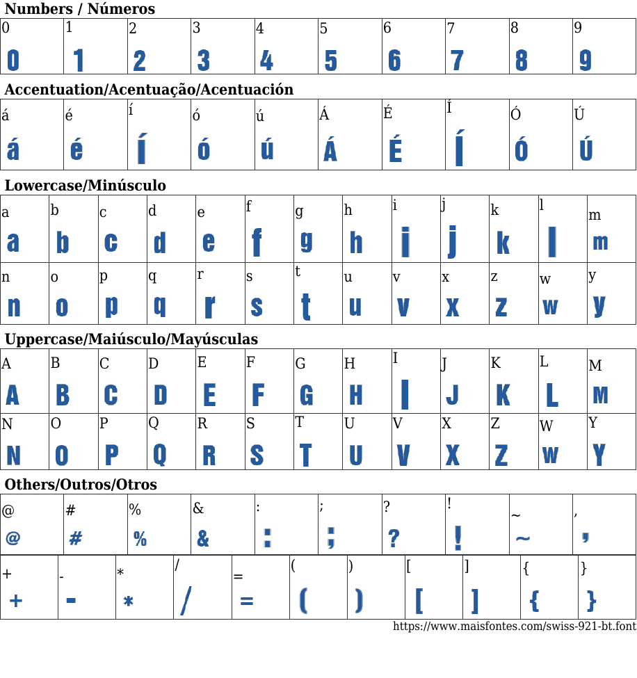 Swiss 921 BT: Free Font Download | MaisFontes