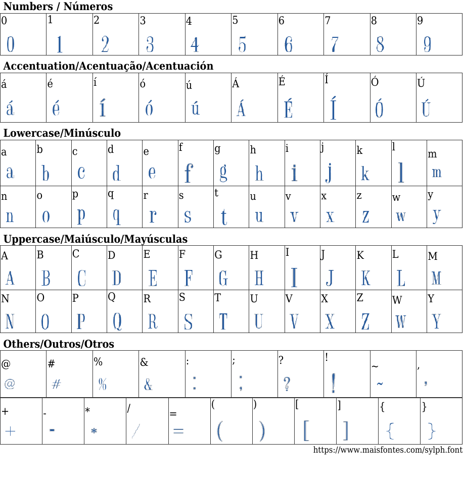 Sylph: Free Font Download | MaisFontes