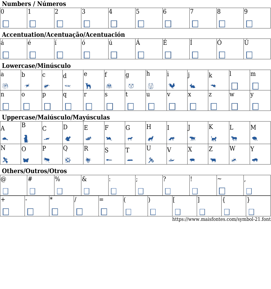 SYMBOL 21: Free Font Download | MaisFontes