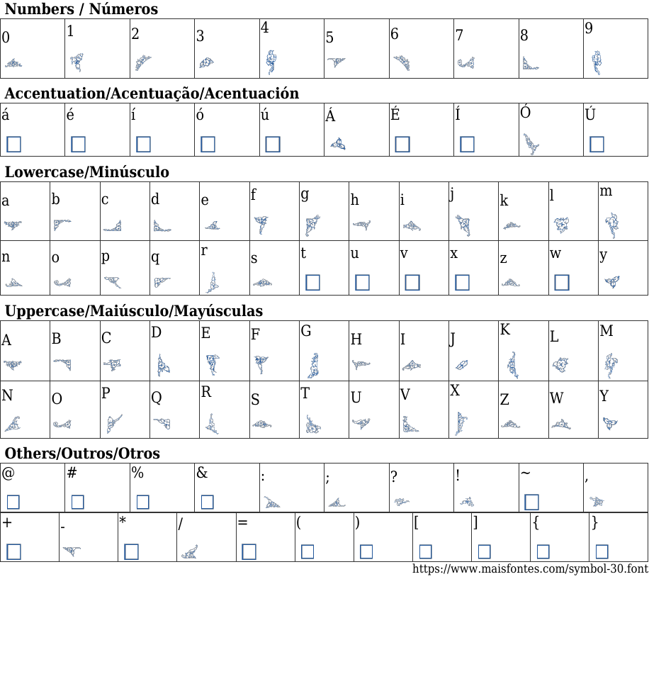 SYMBOL 30: Baixar Fonte Grátis | MaisFontes